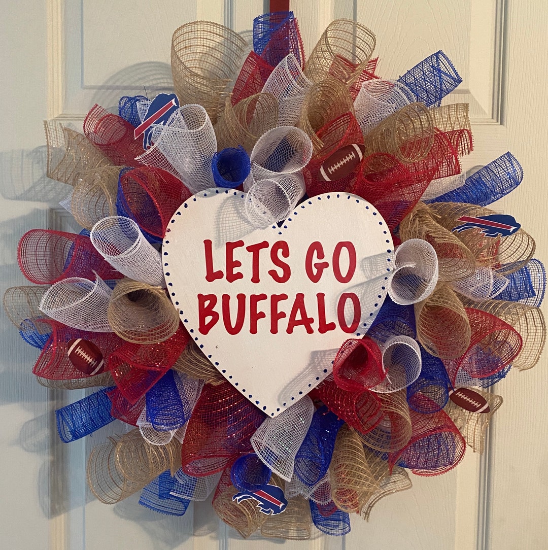Lets Go Buffalo Wreath - Etsy