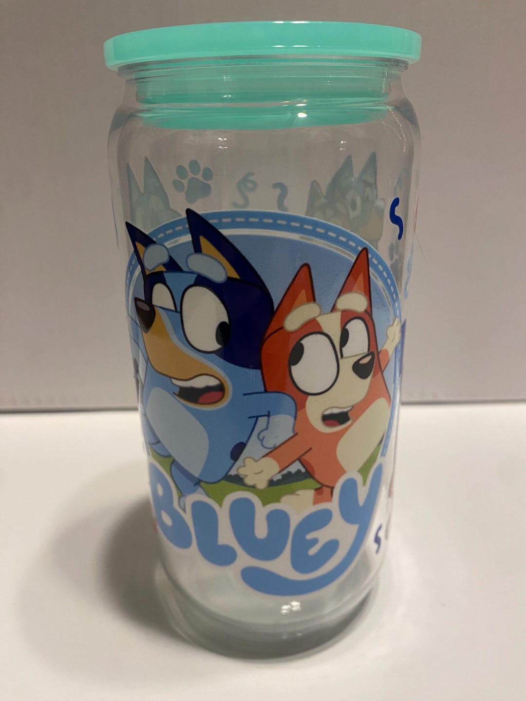 Checkered Bluey Cup - Etsy