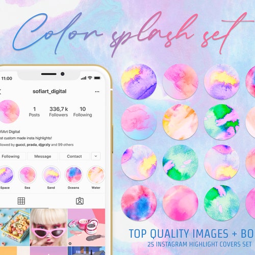 Instagram Story Highlight Icons Pink Highlights Minimalist | Etsy