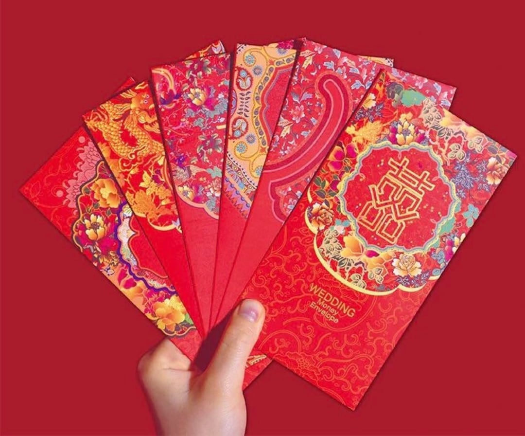 12/24 Chinese Wedding Red Packet Red Pocket Red Envelope Double ...