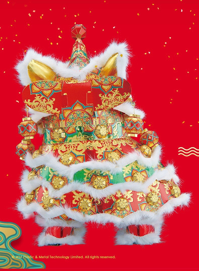 1 Chinese New Year DIY lion dance decor diy kit CNY decor | Etsy