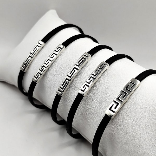 Greek Key Bracelet - Etsy