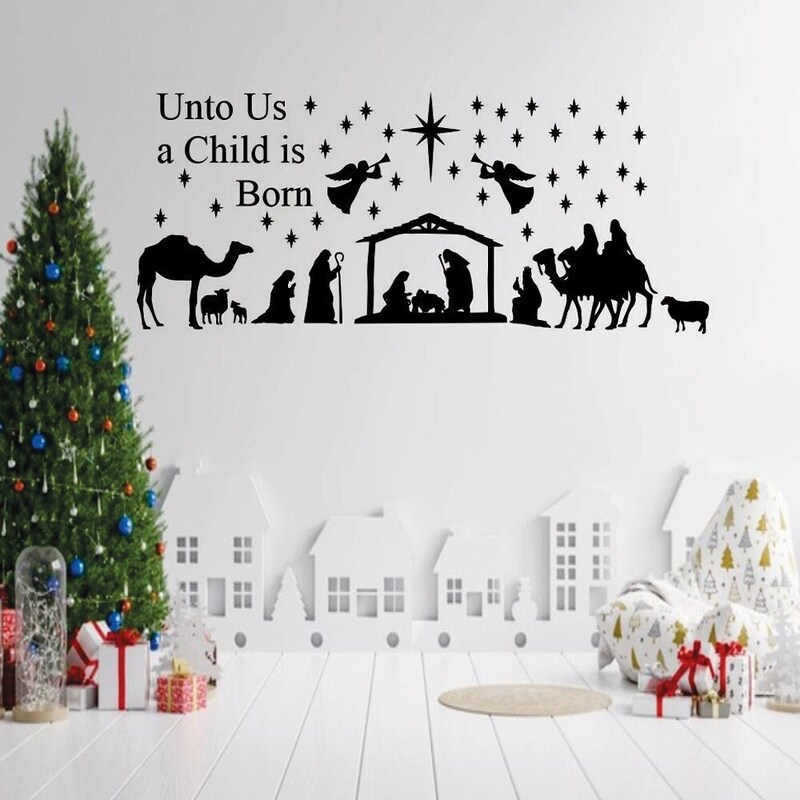 Vinyl Nativity - Etsy