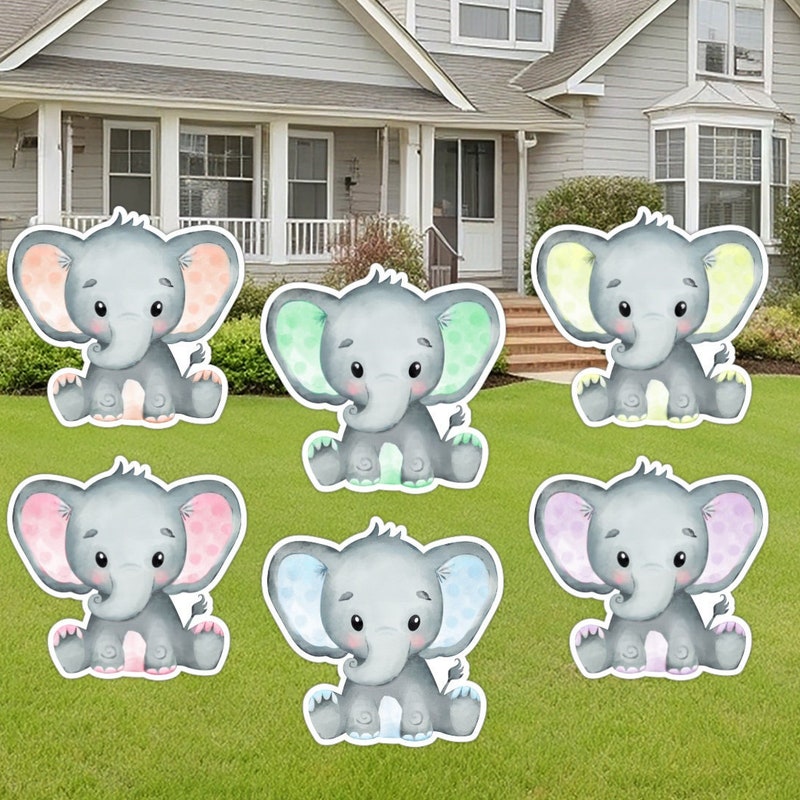 Elephant Cut Outs - Etsy