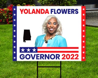 Yolanda Flowers Sign | Etsy