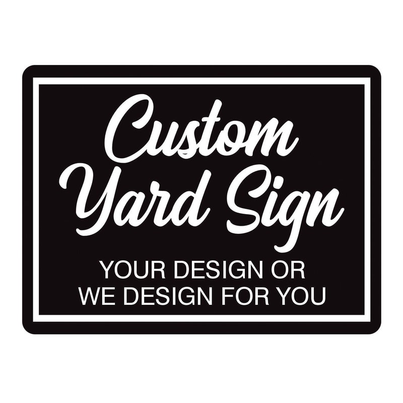 Custom Outdoor Sign - Etsy