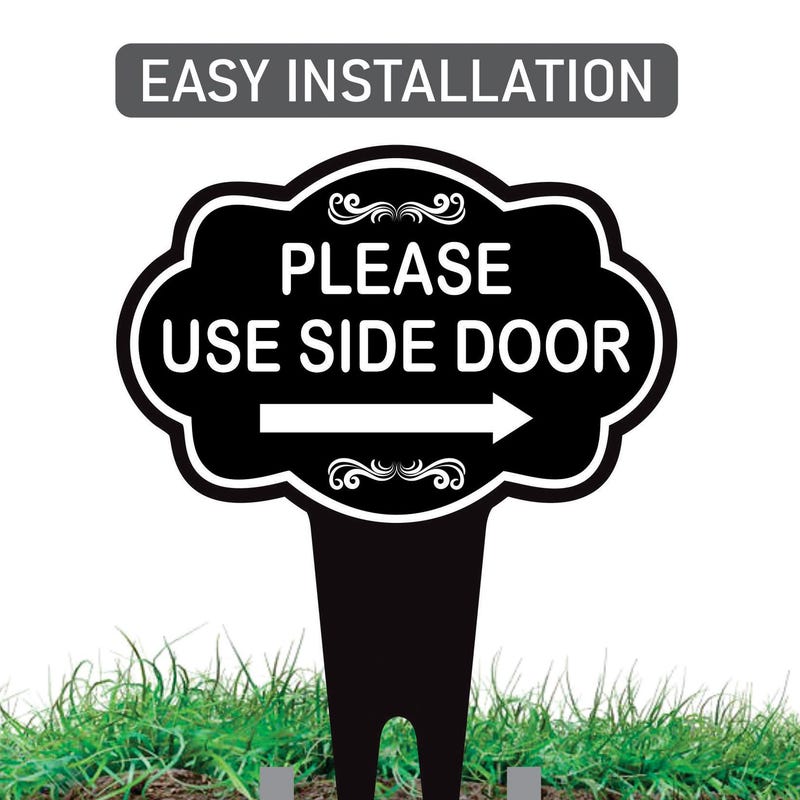 Use Side Door Sign - Etsy