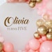 Personalized Happy Birthday Name Wall Decal, Happy Birthday Party ...