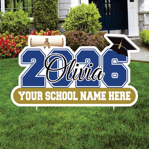 2026 Graduation Yard Sign Etsy