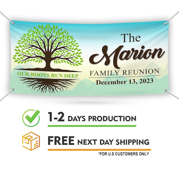 Family Reunion Banner Etsy
