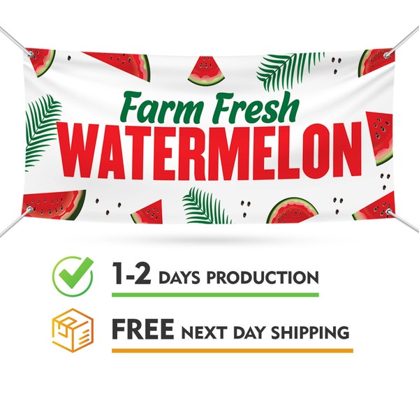Watermelon Banner - Etsy