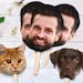 Custom Face Fans With Wooden Handle, Wedding Heads, Graduation Head ...