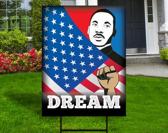 Mlk Day Yard Sign - Etsy