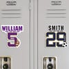 PRINTED Football Player Locker Sign - Football Team Door Hanger ...