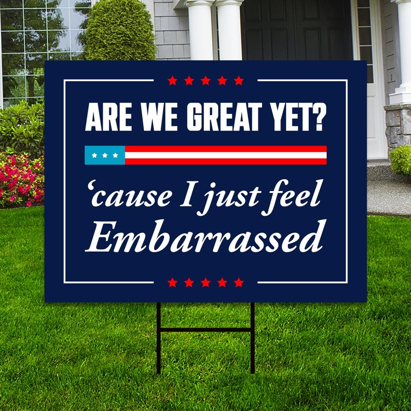 Are We Great yet Sign - Etsy