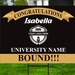 Personalized College Bound Yard Sign, College Logo Sign, Custom ...
