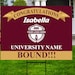 Personalized College Bound Yard Sign, College Logo Sign, Custom ...