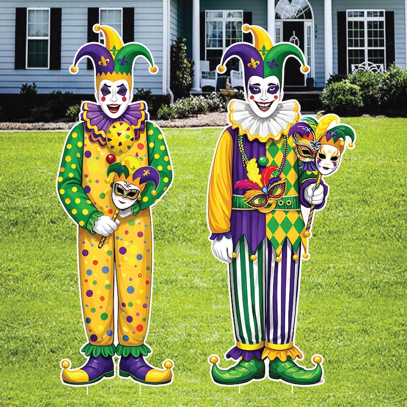 Outdoor Mardi Gras Banner - Etsy