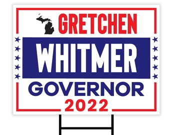 Whitmer Yard Sign - Etsy