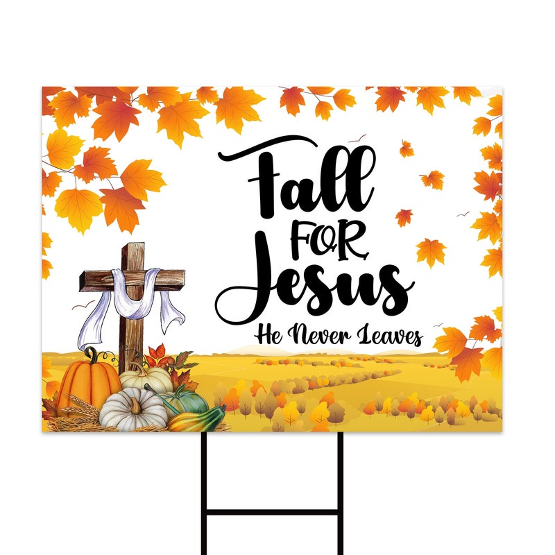 Fall Leaf Sign - Etsy