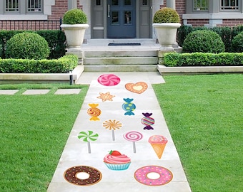 XL 9ft Pastel Candy Land Path Textured Peel and Stick Floor - Etsy