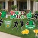 Football Party Yard Sign Decoration Cutouts, School Football Team Signs ...