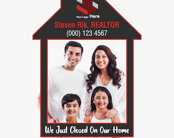 Personalized Realtor Selfie Frame 28 X 40, Real Estate Selfie Frame ...