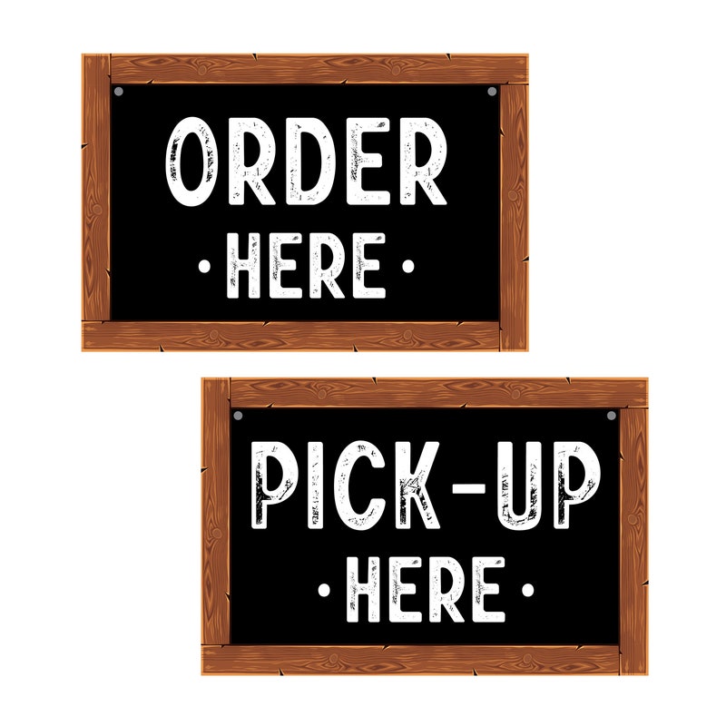 Hanging Order Here Signs - Etsy