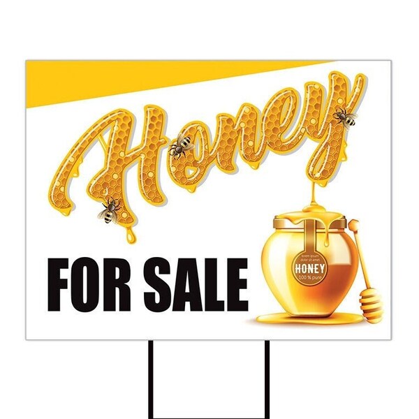 Honey for Sale Sign - Etsy