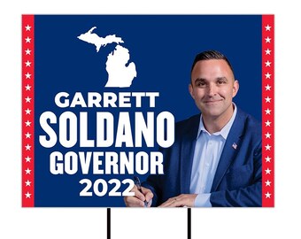 Garrett Soldano Yard Sign - Etsy