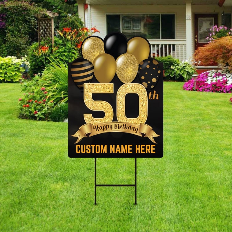 50th Birthday Decorations - Etsy