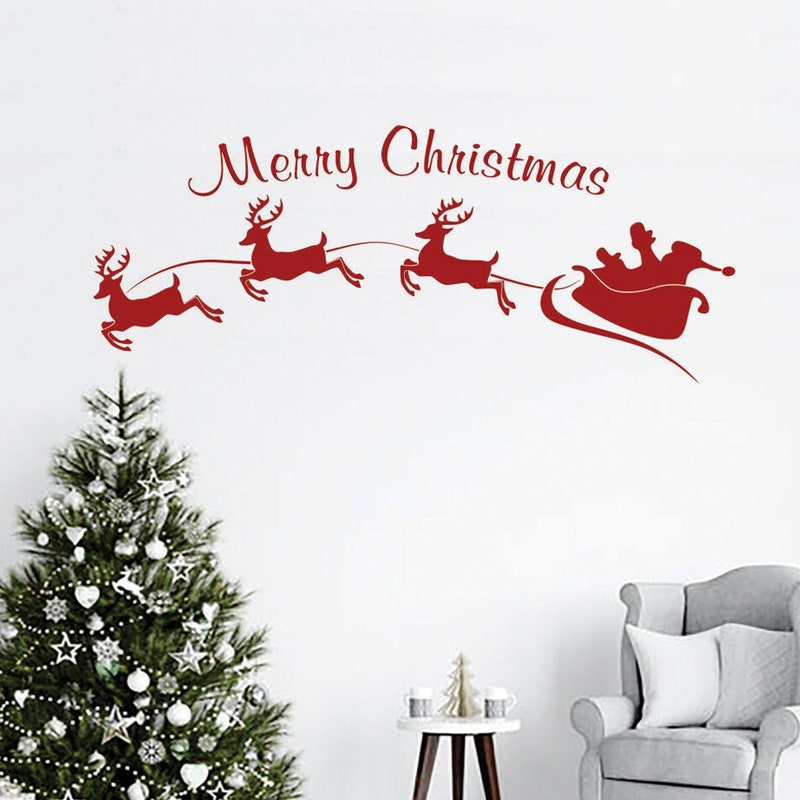 Christmas Wall Decal - Etsy
