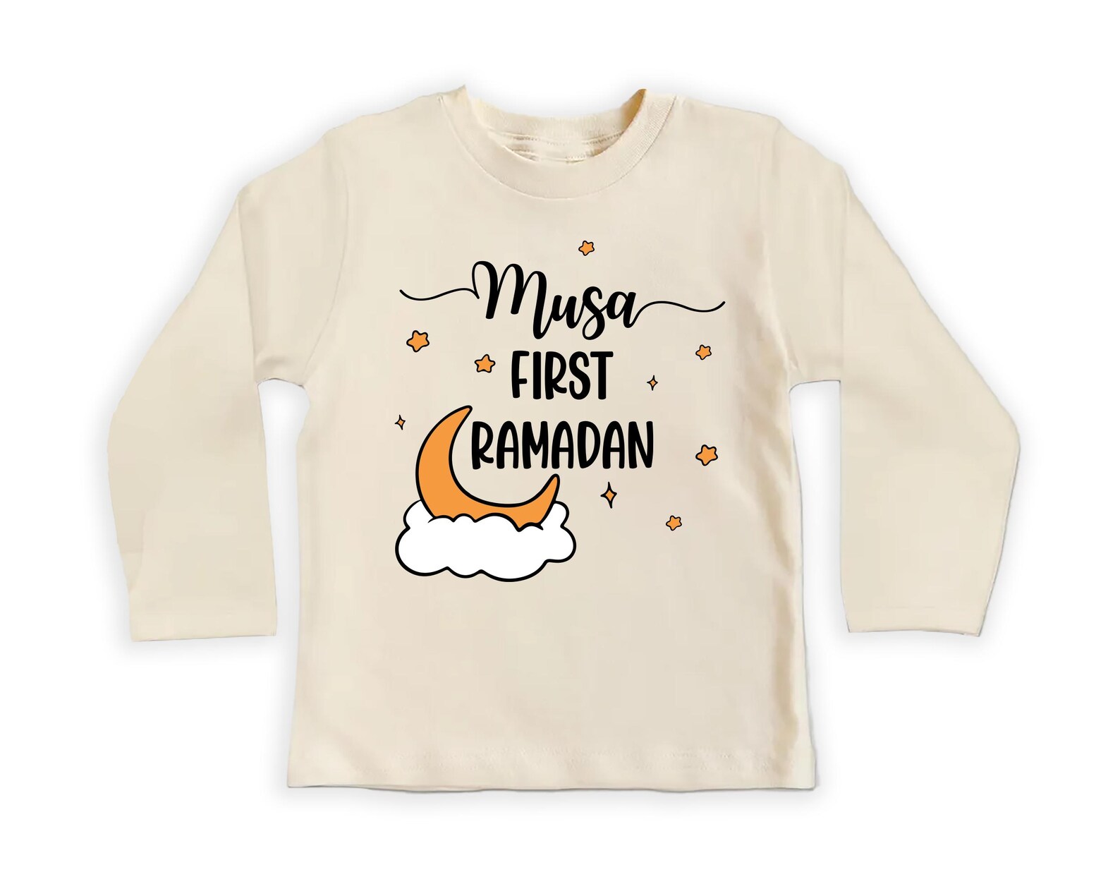 Custom My First Ramadan Baby Bodysuit, Personalized Ramadan Baby Shirt ...