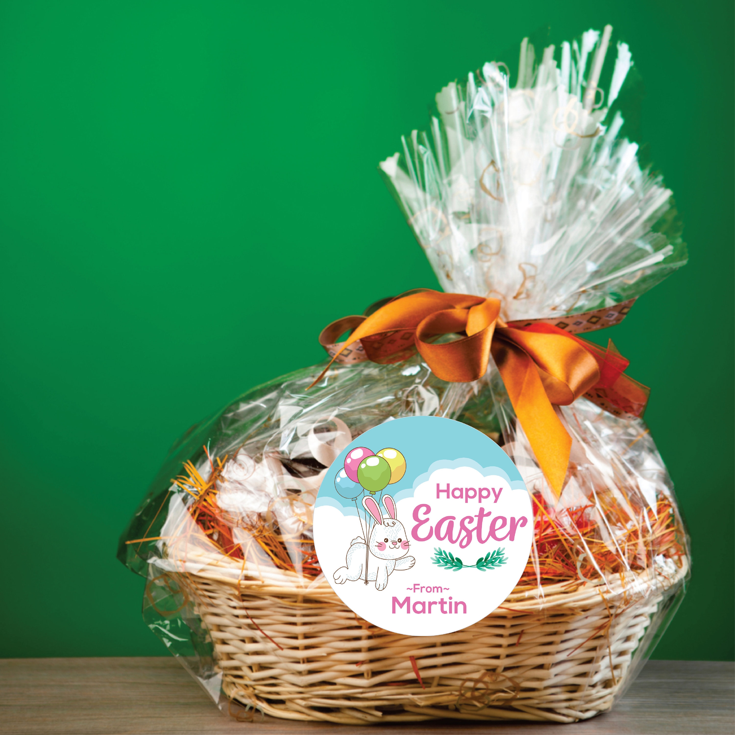 Personalized Easter Stickers Custom Easter Bunny Stickers - Etsy