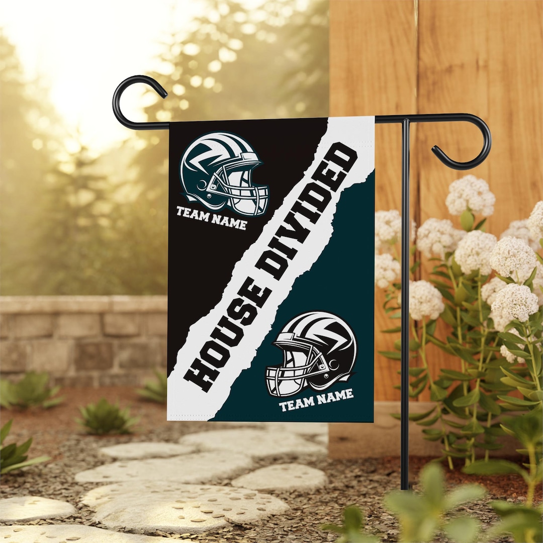 Custom House Divided Garden Flag - 12x18 Inch Double Sided, Hockey ...