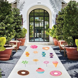 Candy Land Floor Decals, Laminated Removable Floor Graphics, Anti-slip ...