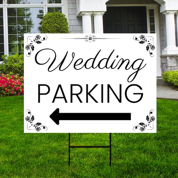 Wedding Parking Sign - Etsy