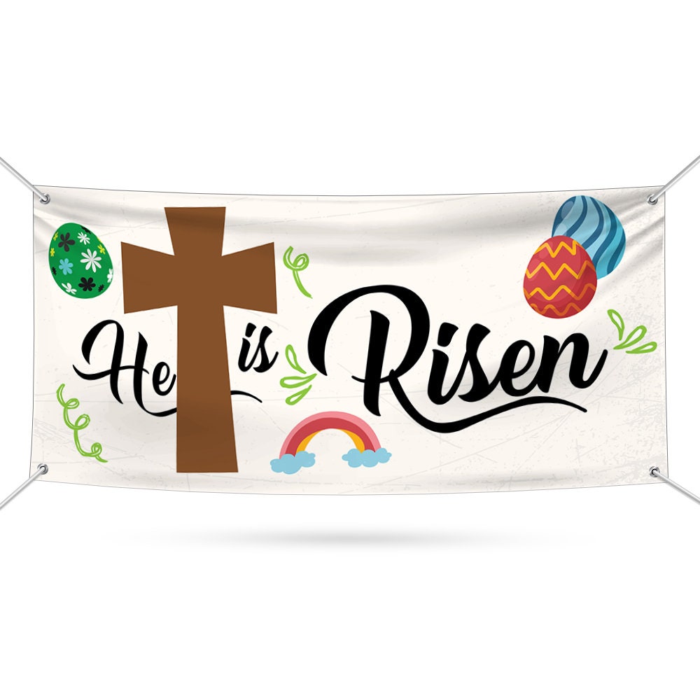 He Is Risen Banner