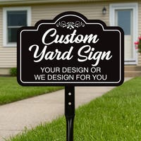 24x18 - Custom Yard Sign, Bulk Packs, Personalized Yard Sign, Real ...