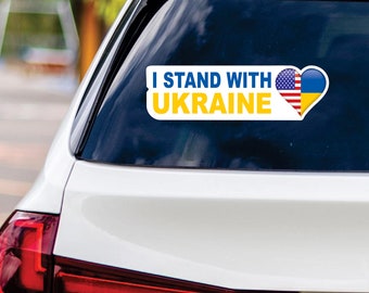 Ukraine Flag Sticker I Stand With Ukraine Sticker Support - Etsy