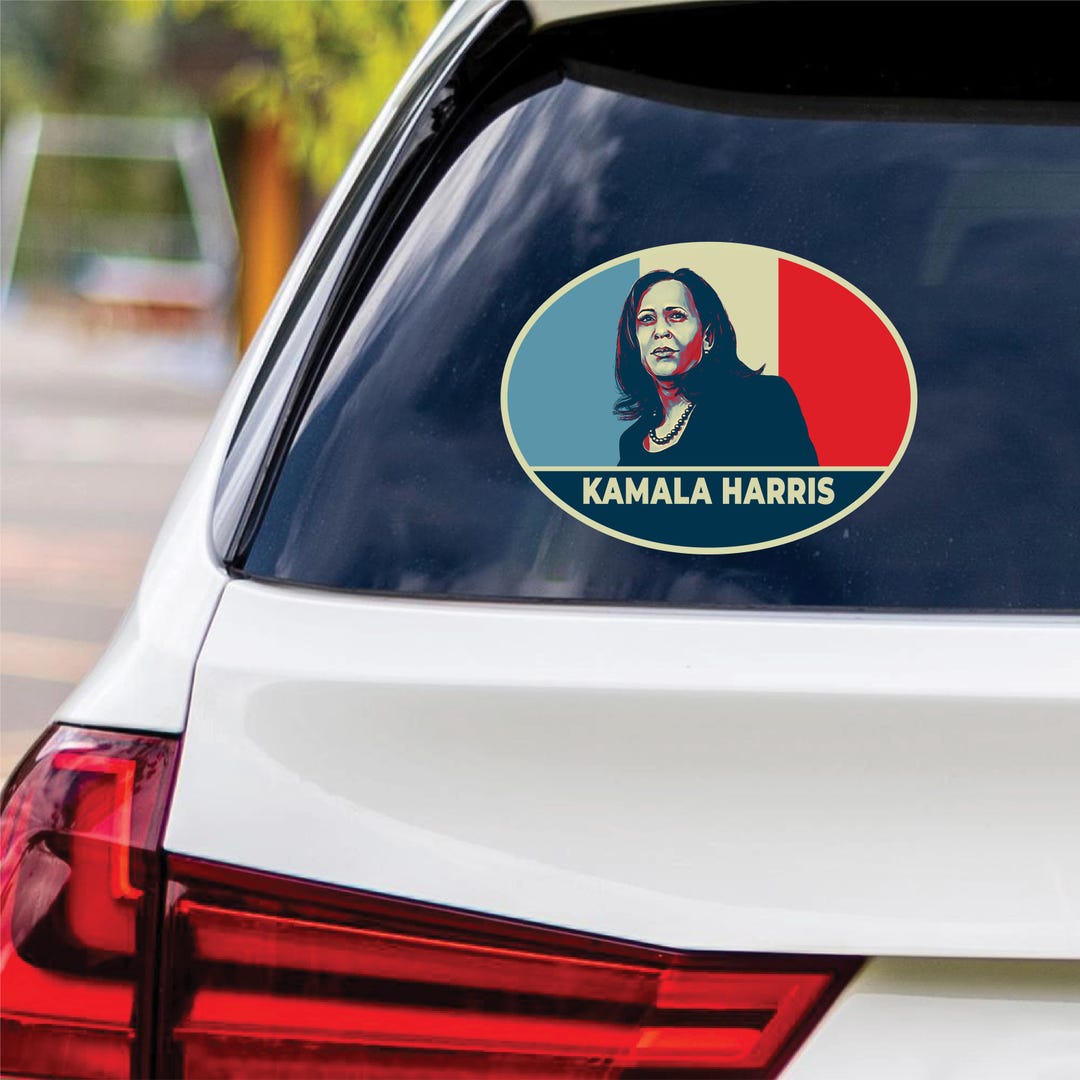 Kamala Harris 2024 Sticker Vinyl Decal, Harris for President 2024 Vinyl ...