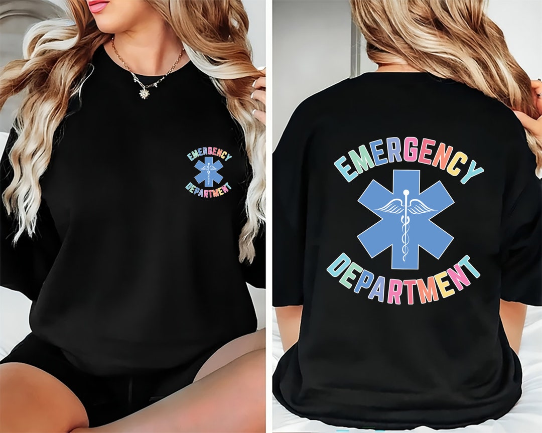 Emergency Department Shirt, ER Nurse Shirt, ED RN Registered Nurse ...