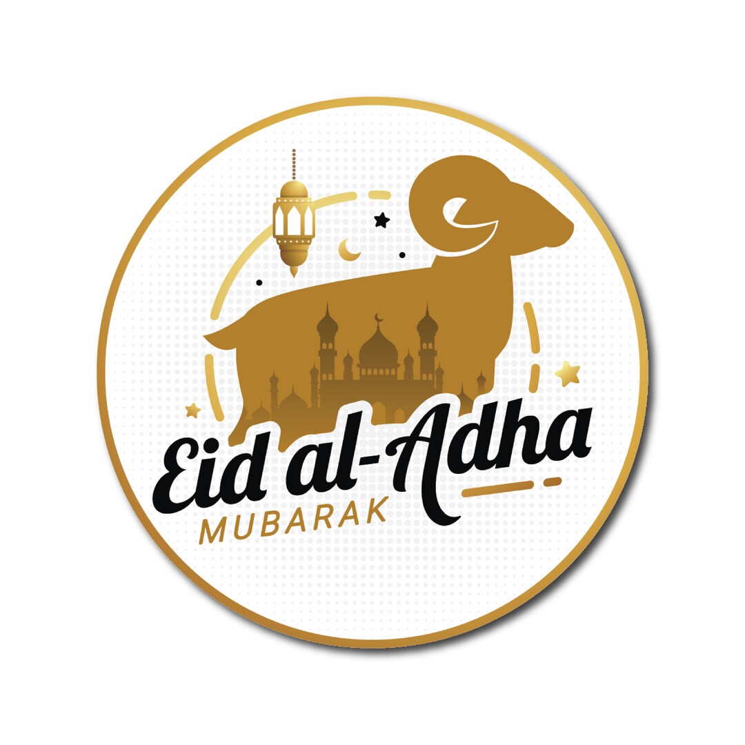 Eid Al Adha Stickers, Eid Mubarak Stickers, Eid Al Adha Labels, Eid ...