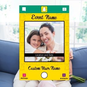Personalized Selfie Frame, Snapchat Selfie Frame, Wedding Selfie Frame ...