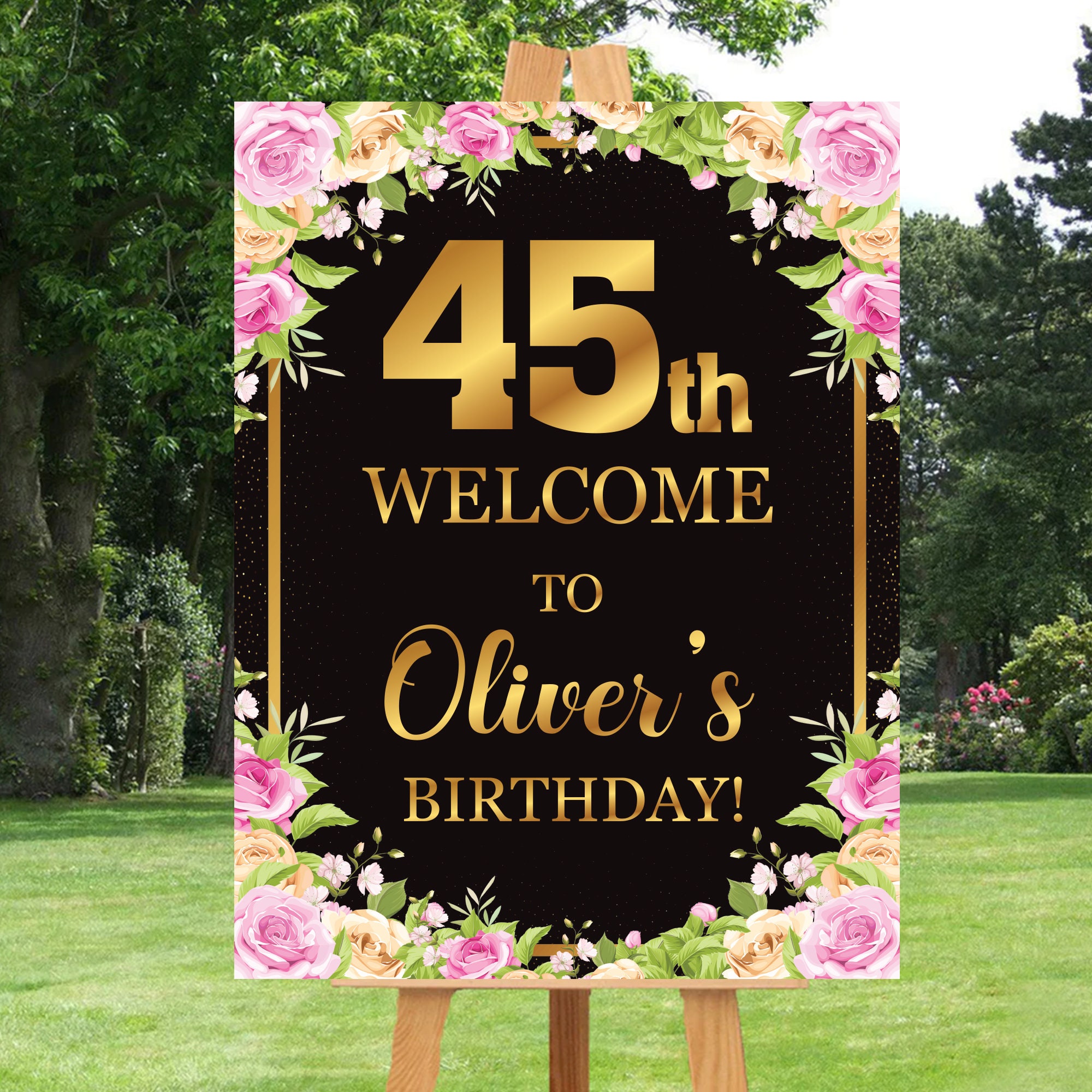 Custom Birthday Foam Board Poster Sign Birthday Event Custom - Etsy