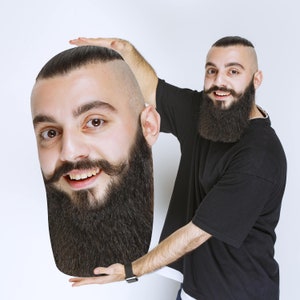 Custom Big Head Face Cutouts, Wedding Heads, Bachelorette Groom Face ...