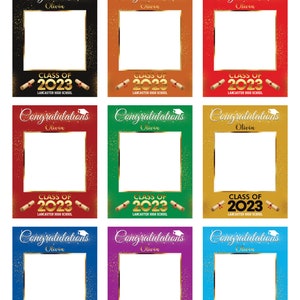 Personalized Graduation 2023 Selfie Frame, Class of 2023 Selfie Frame ...