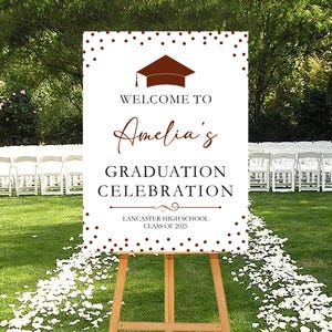 Custom Graduation Foamboard Poster Sign, Custom Class of 2025 ...