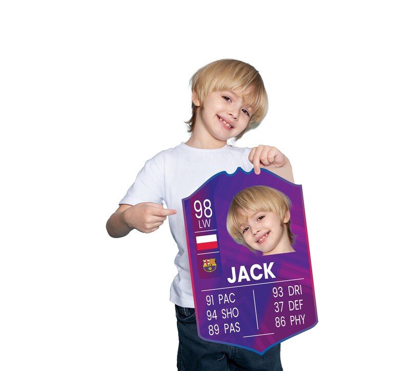 Personalized Soccer TOTY FUT Card, Player Card, Real Size Soccer ...