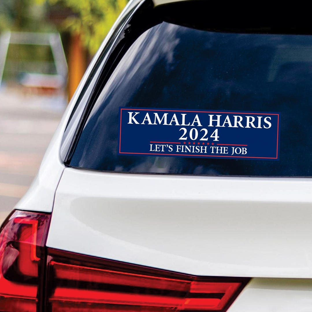 Kamala Harris 2024 Sticker Vinyl Decal, Harris for President 2024 Vinyl ...